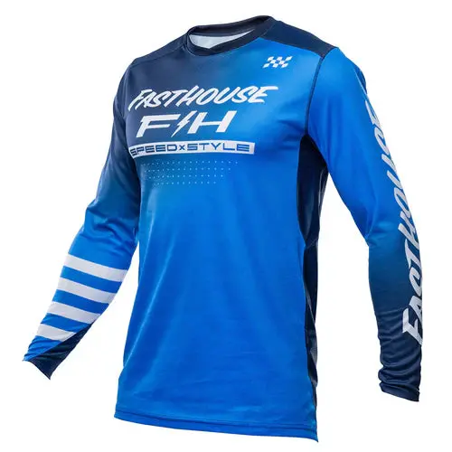 Elrod Ether Jersey Electric Blue/Navy - Moto | Hyper Ride