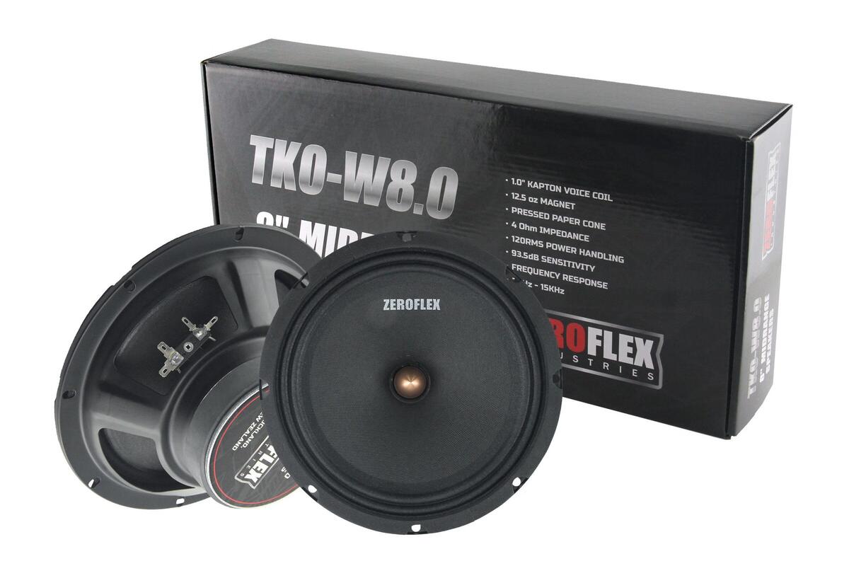 8" Tko-W8.0 Midbass Drivers 120Rms Speakers - Audio | Hyper Drive